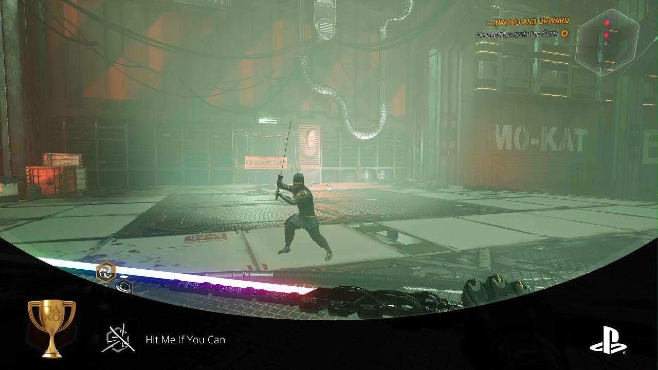 Ghostrunner - Hit Me If You Can Trophy [Not Easy version] - YouTube