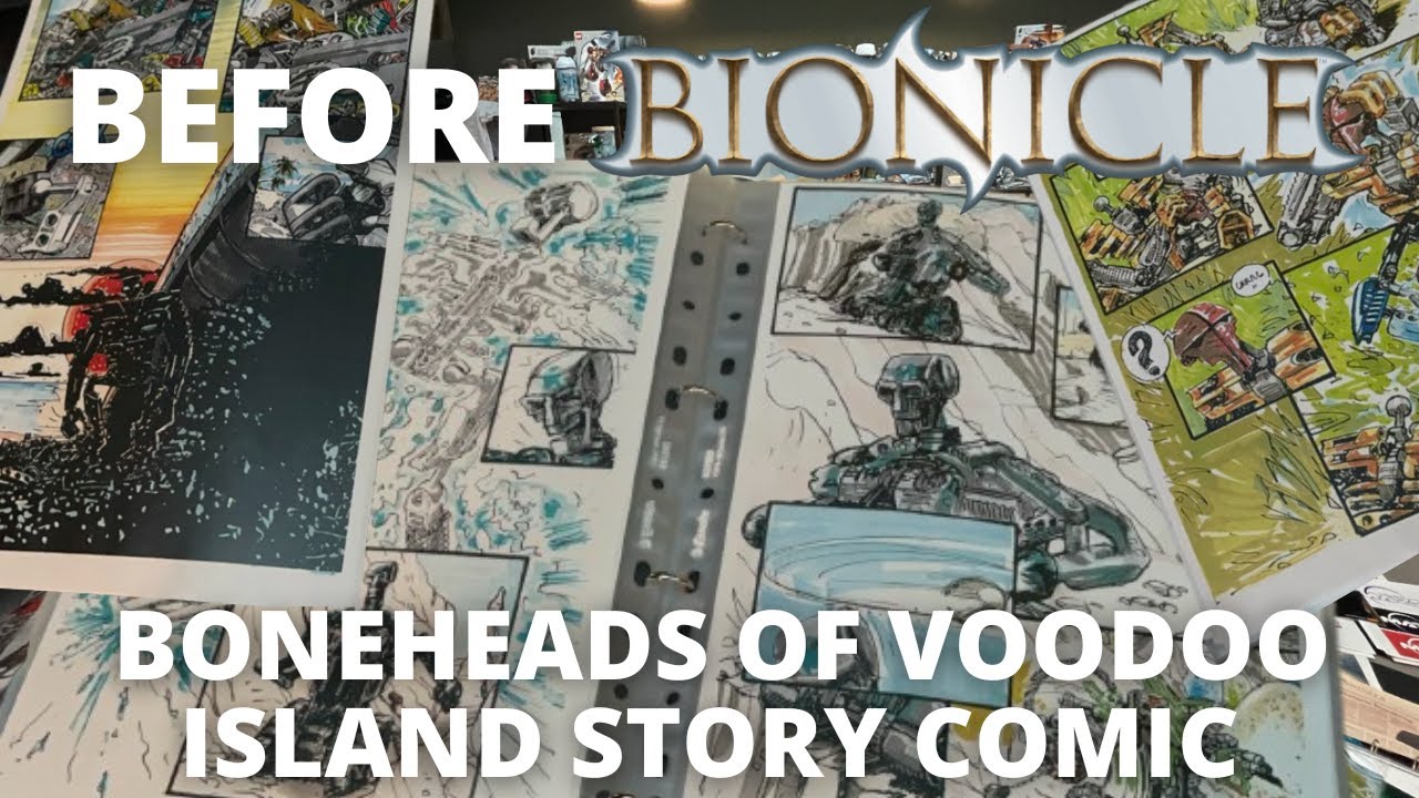 Before Bionicle: Boneheads of Voodoo Island Story Comic! - YouTube