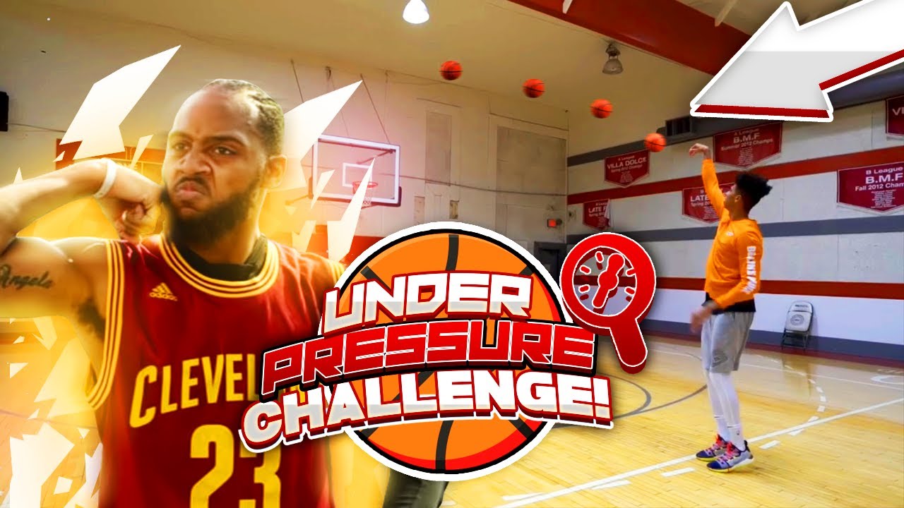 Who's More Clutch? Under Pressure Basketball Challenge! vs. BdotAdot5 ...