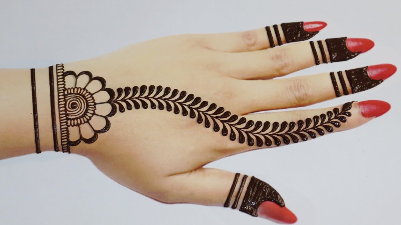 Simple And Easy Arabic Mehndi Designs For Hands Beginner Friendly