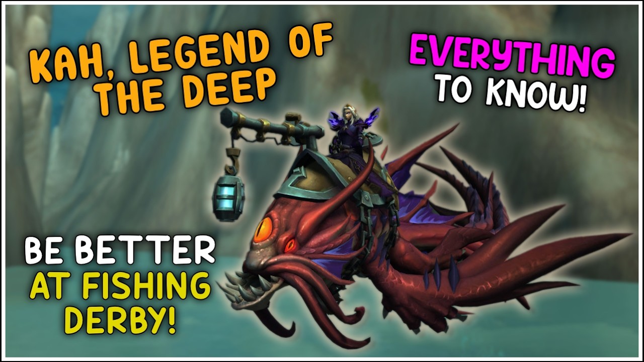 How to Get Kah, Legend of the Deep Mount & Be a PRO at Fishing Derby ...