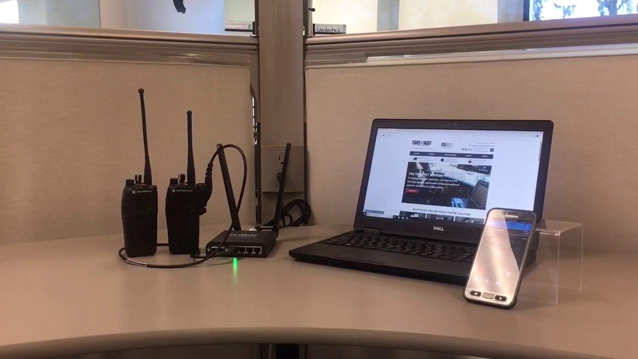 LMR to LTE Interoperability Coverage Test - YouTube