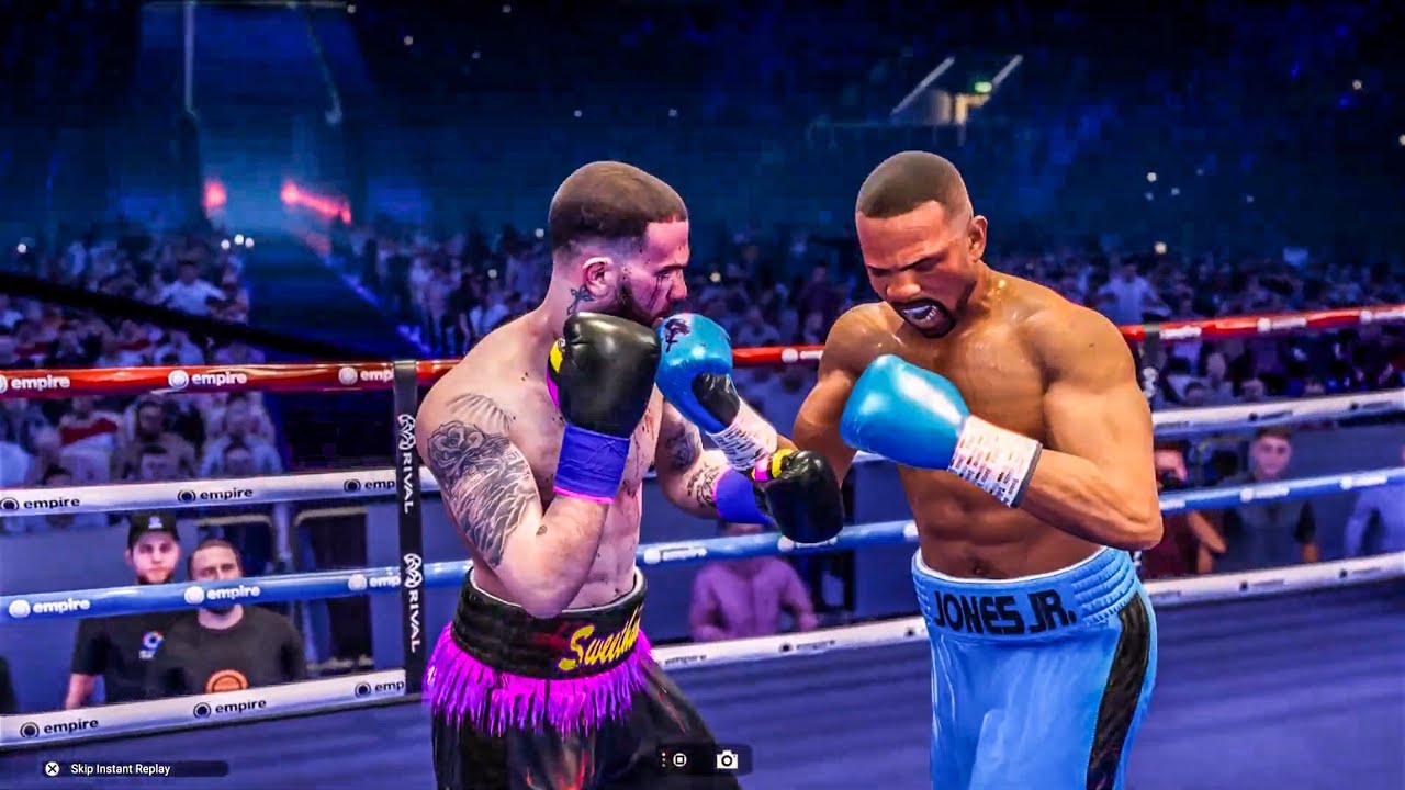 Roy Jones Jr vs Caleb Plant - Undisputed Boxing Gameplay - YouTube