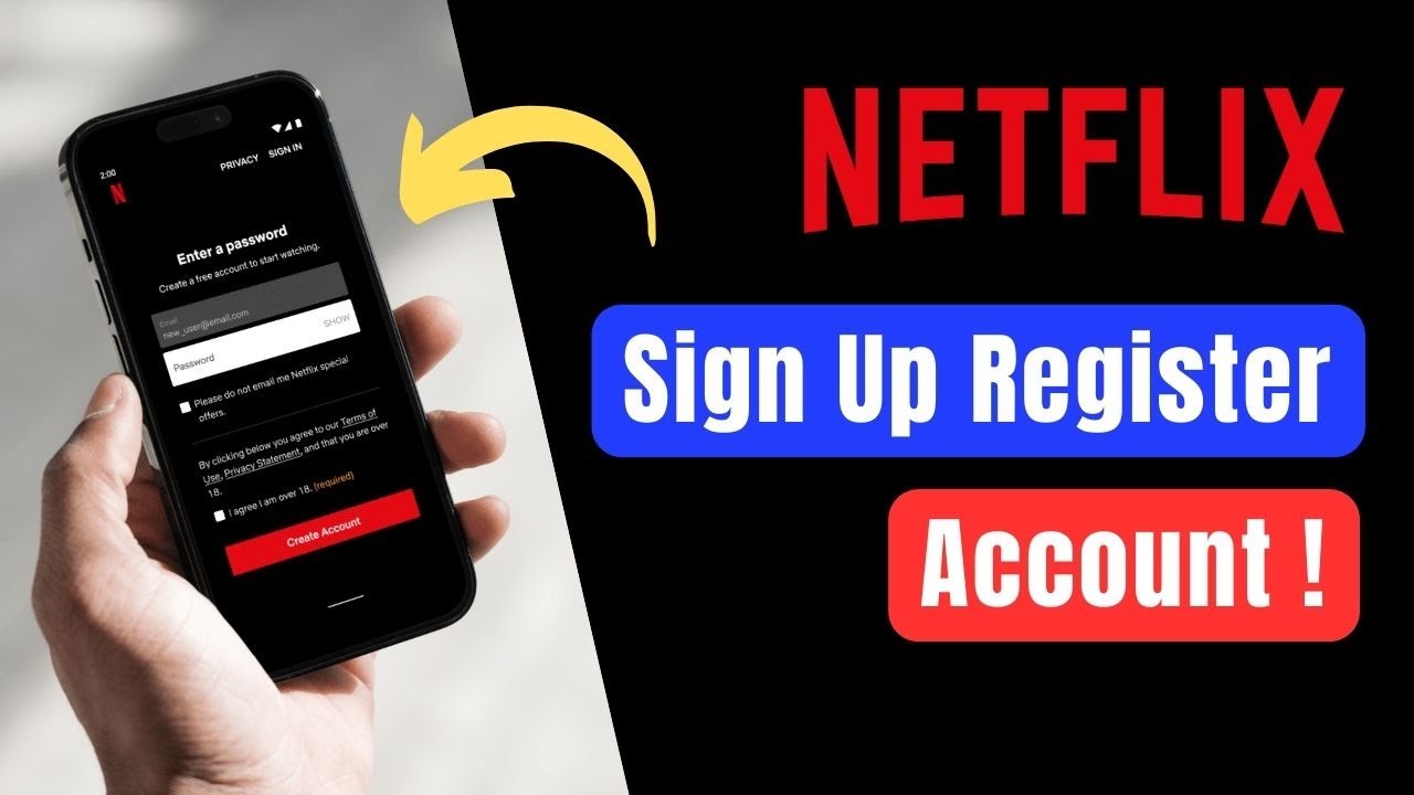 Netflix How to Sign Up - Register for Netflix Account ! - YouTube
