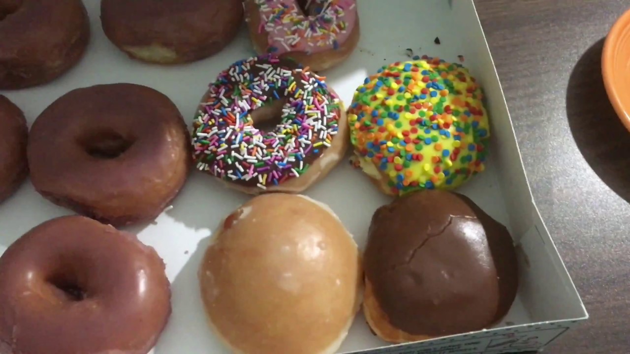 Taste Test Tuesday: Krispy Kreme Blueberry Glazed Donuts - YouTube