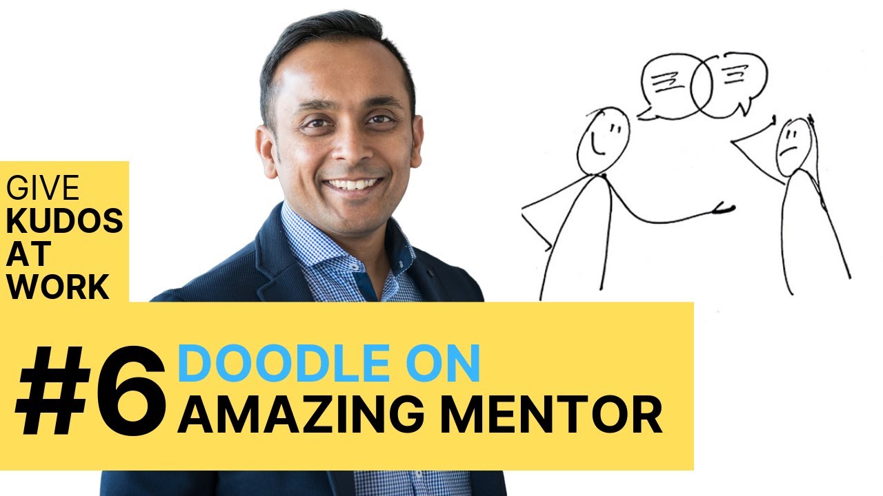 Kudos at work #6: Draw doodles to appreciate an 'Amazing Mentor' - YouTube