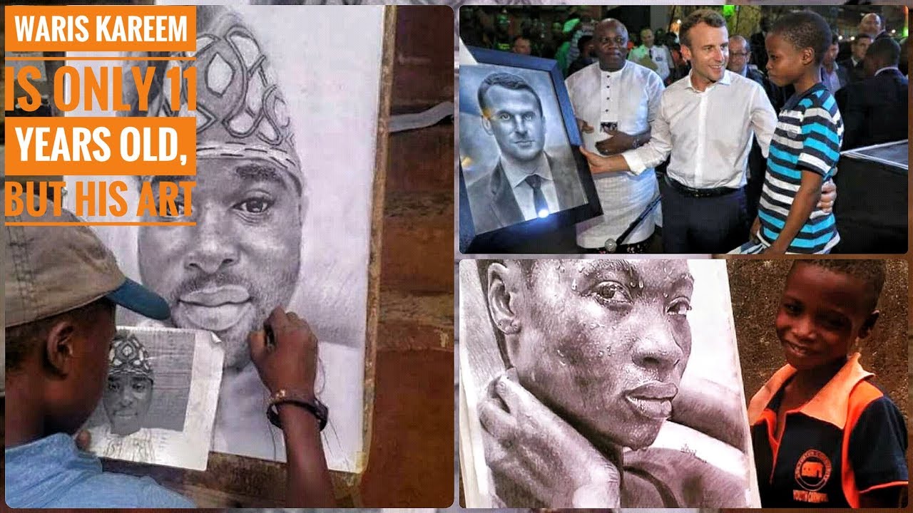 Meet the incredible artist - Waris Kareem is only 11 years old, but his ...