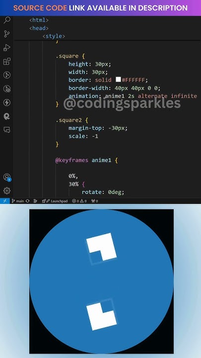 Square CSS Animation - YouTube