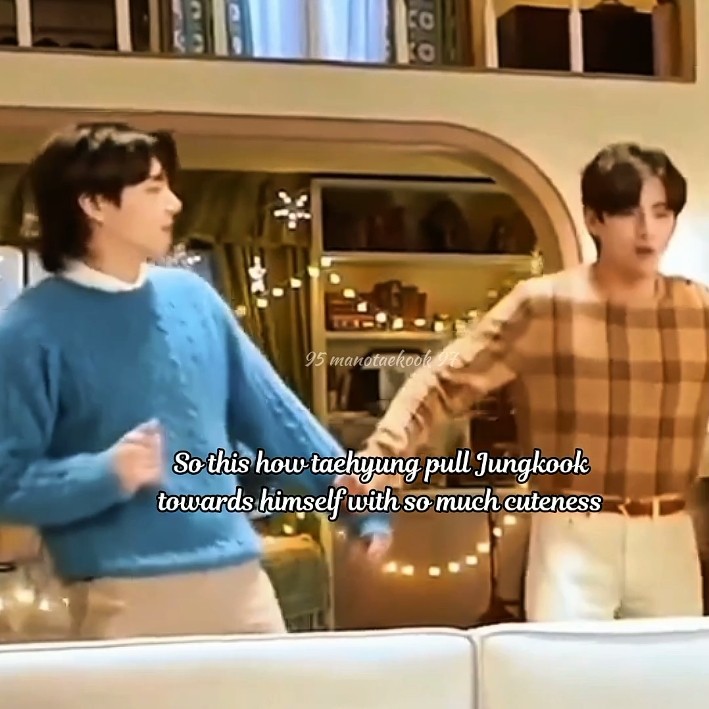 This how taehyung pull Jungkook towards himself with so much cuteness😚#taekook#bts#ytshorts# ...