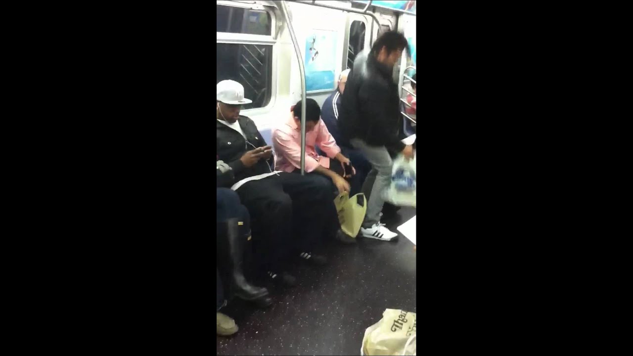 How To Get a Seat on NY Subway - YouTube
