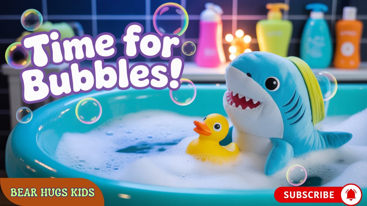 🦈 Baby Shark – Bath Time Song! Scrub a Dub Fun for Kids Wash & Learn ...