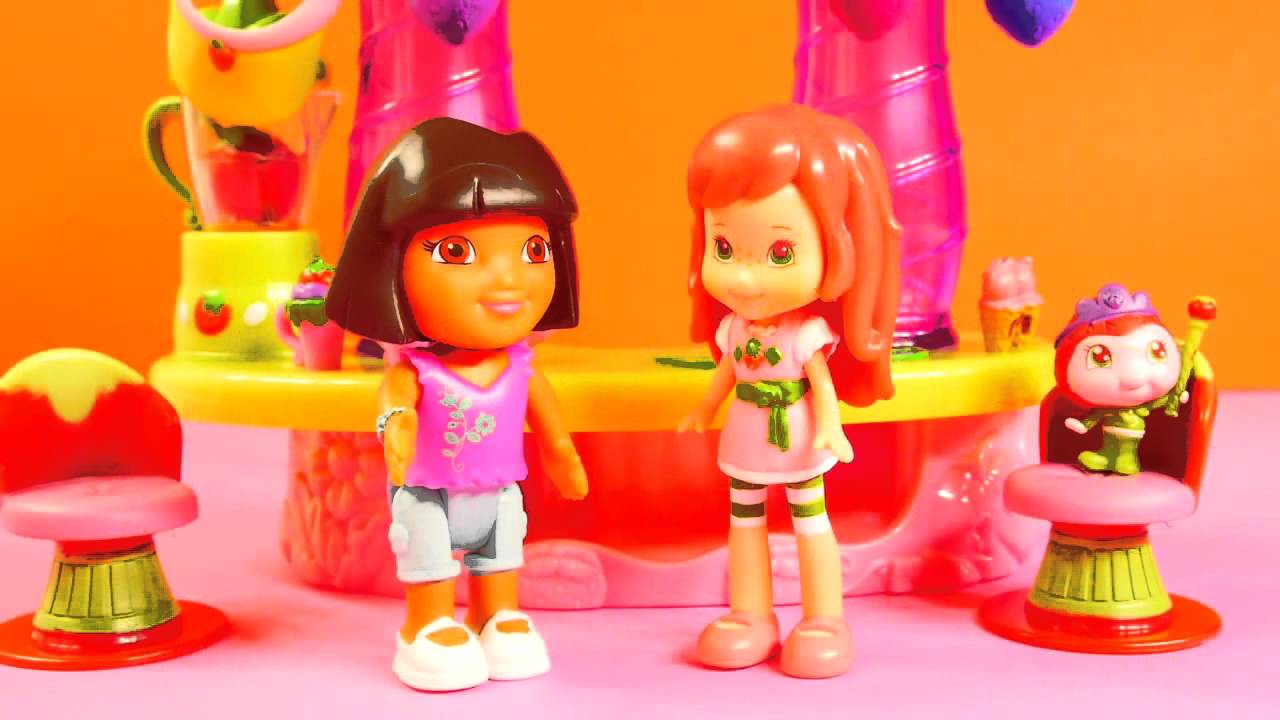 Play Doh Dora The Explorer and Strawberry Shortcake Play Doh Hair ...