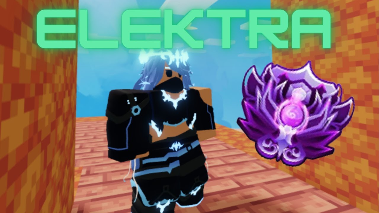 I USED ELEKTRA(Roblox Bedwars) - YouTube