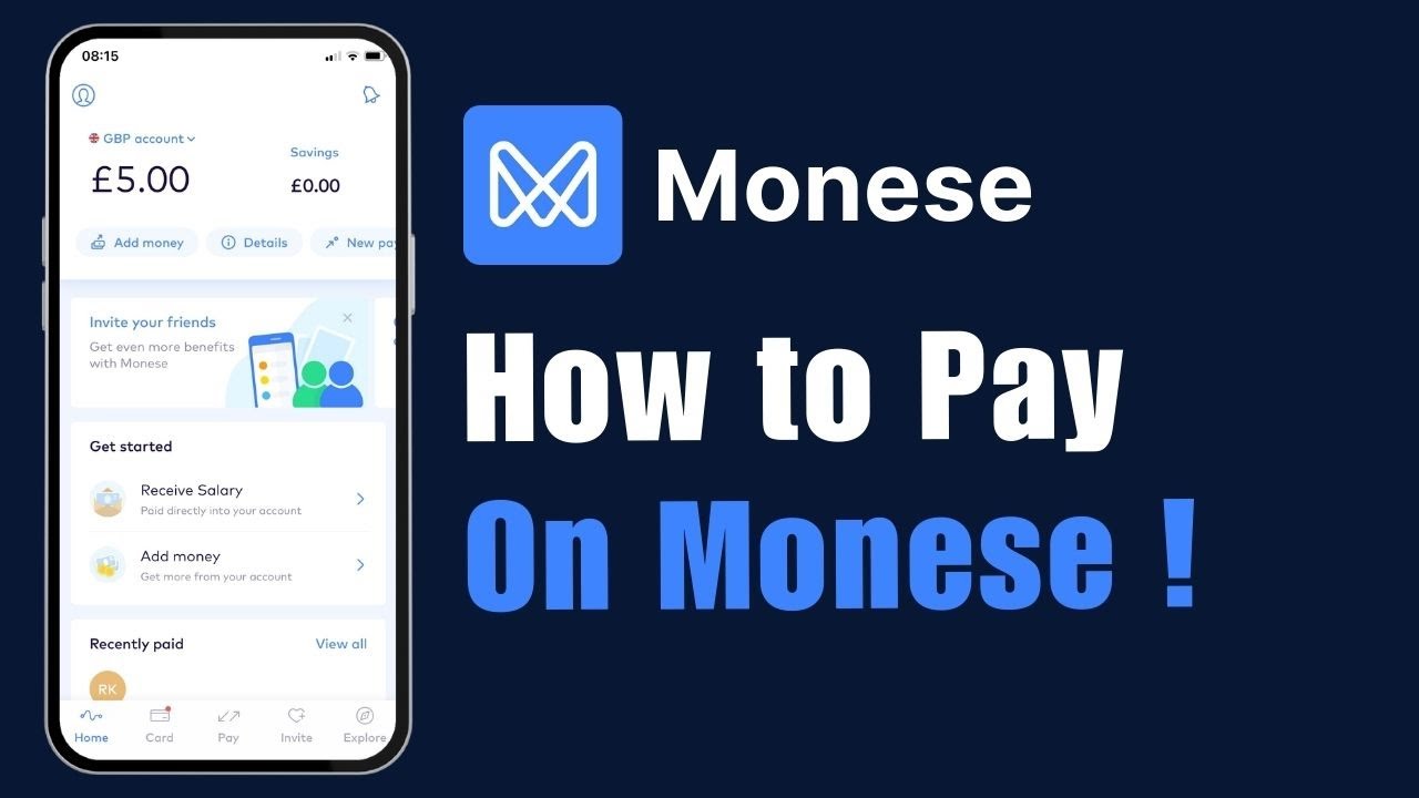 How to Pay on Monese - Monese App - YouTube