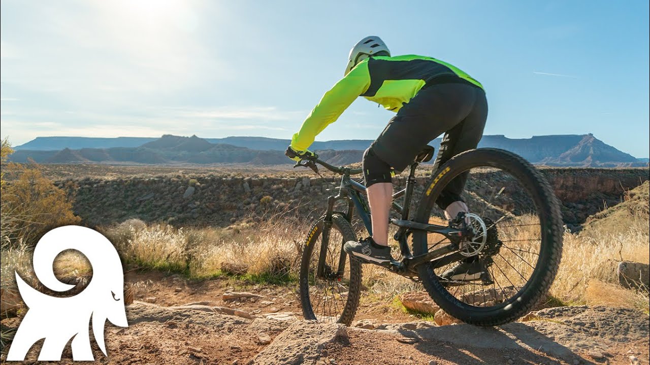 Smashing Rocks at Hurricane Rim | Southwest Utah Mountain Biking - YouTube
