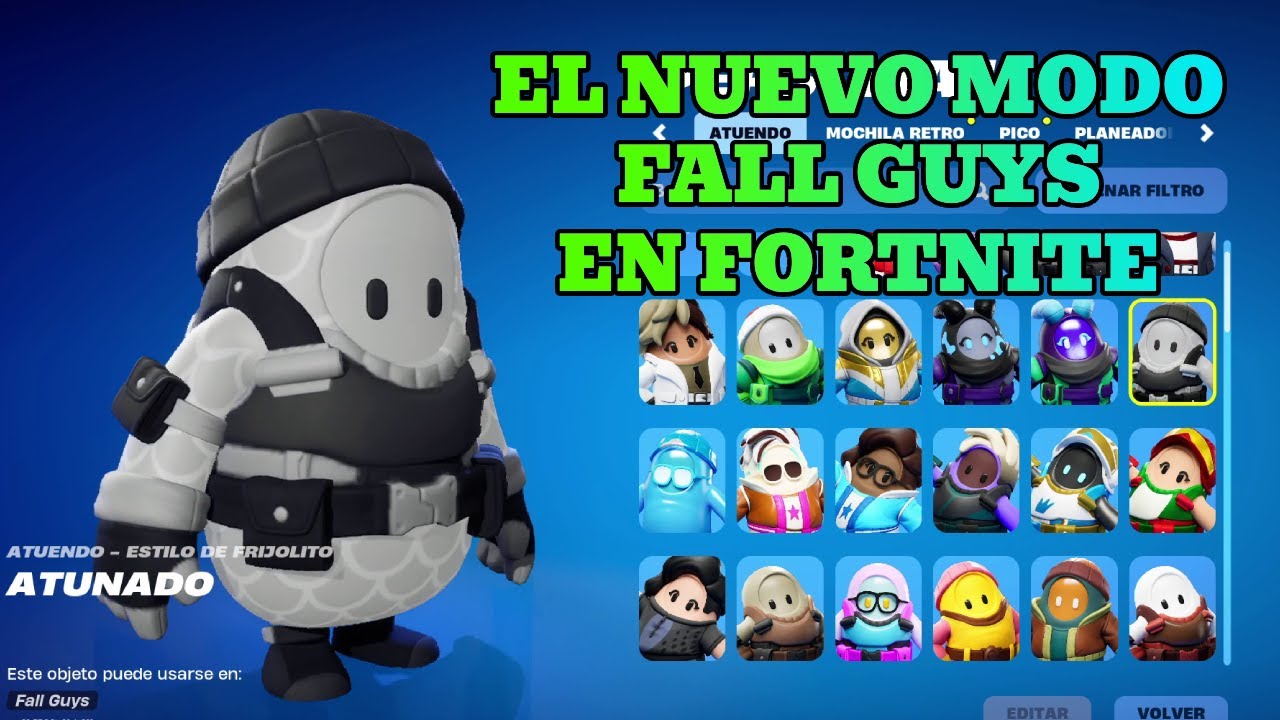 Como ENTRAR AL MODO *FALL GUYS en FORTNITE* | Ver tus Skins de Fortnite ...