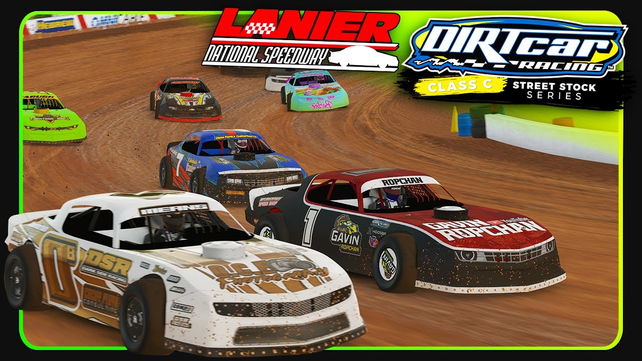 Dirt Street Stock - Lanier Speedway - iRacing Dirt - YouTube