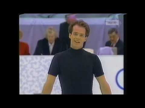 Kurt Browning (CAN) - 1994 Lillehammer Winter Games, Figure Skating, Men's Technical Program (CBS)