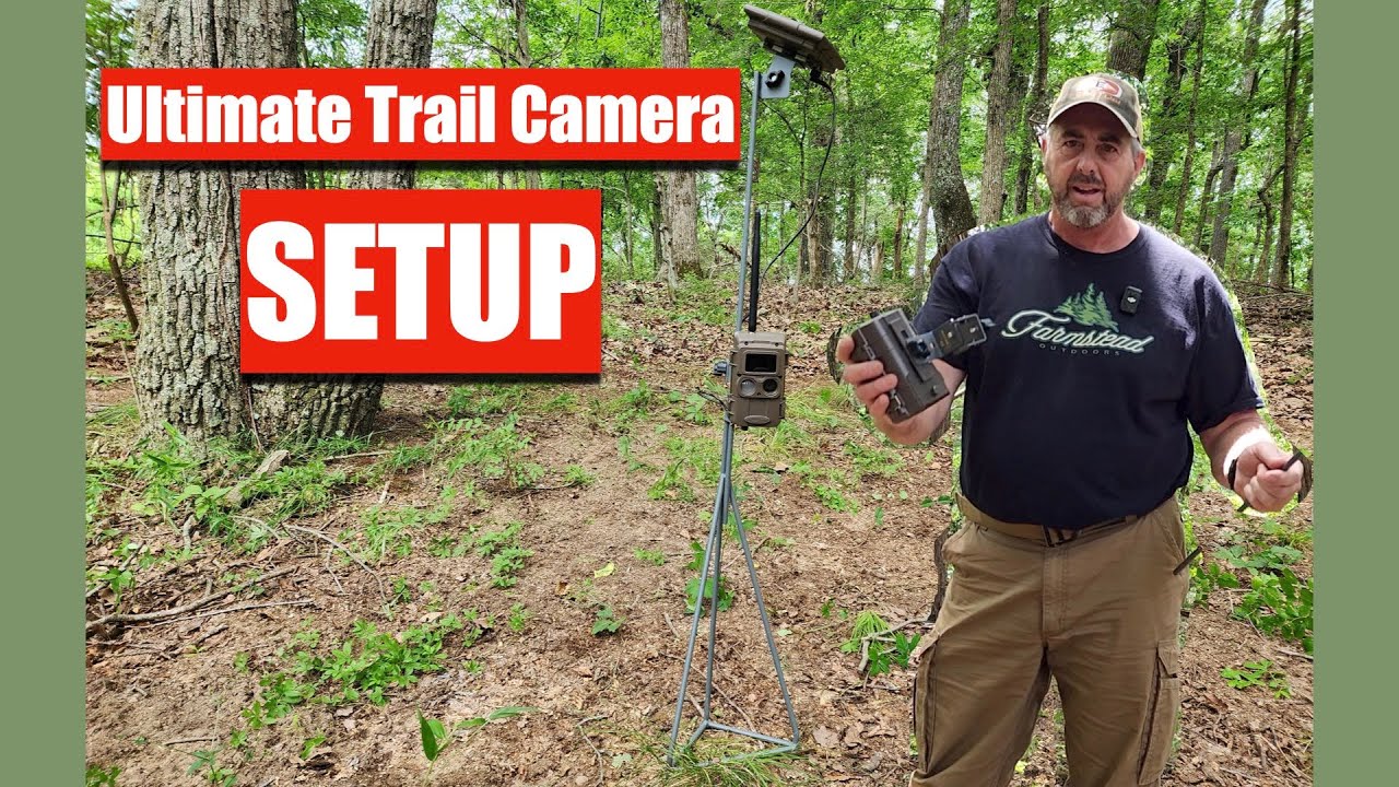Setting Up Trail Cameras with the Stic-N-Pic Camera Stand - YouTube