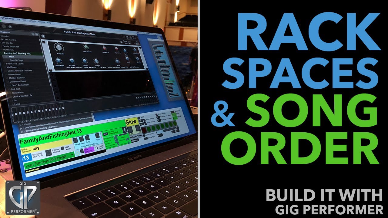 How To Use Setlist View To Arrange Rackspaces In Performance Order ...