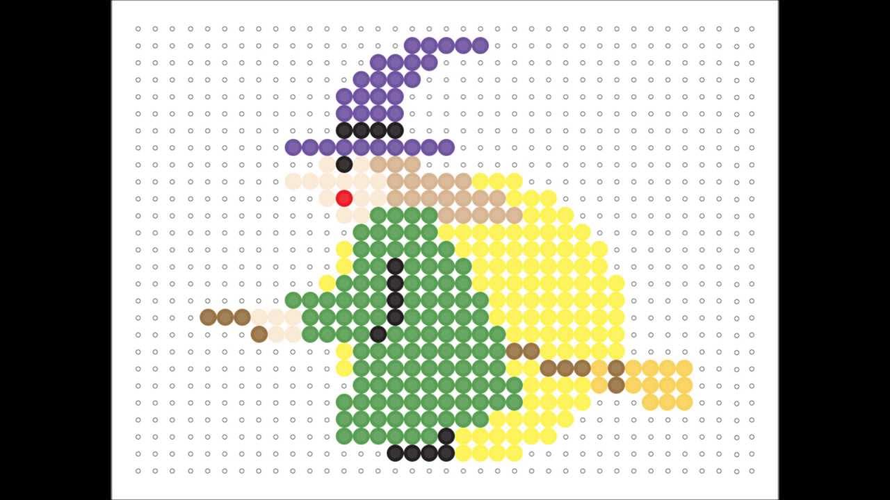 Hama Bead Witch (Halloween Series #2) - YouTube