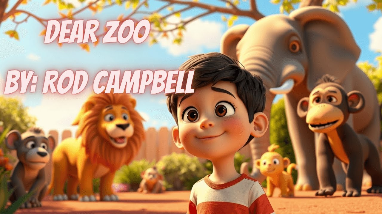 Dear Zoo by Rod Campbell | 3D Animated Kids Stories - YouTube