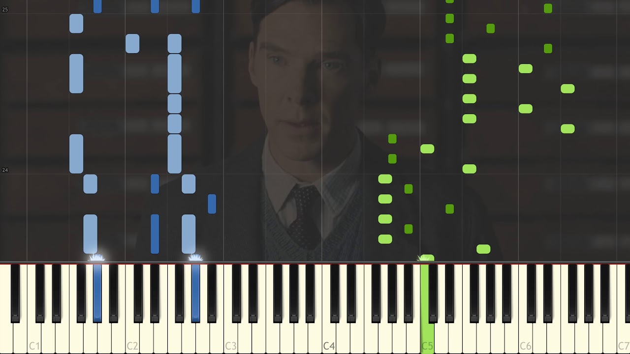 The Imitation Game Piano Tutorial - YouTube
