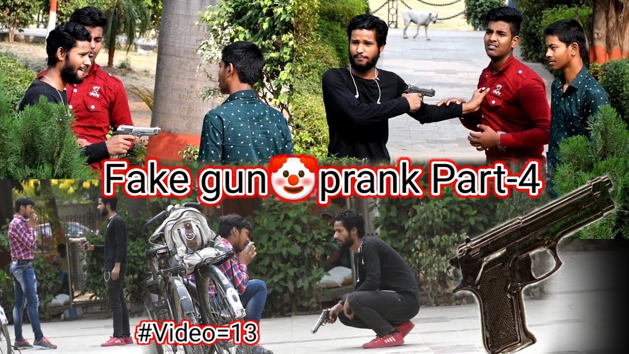 🤣🤣Fake Gun🔫Prank🤡In Public Unique Style |😆Best Gangster prank |🤪 Prank ...