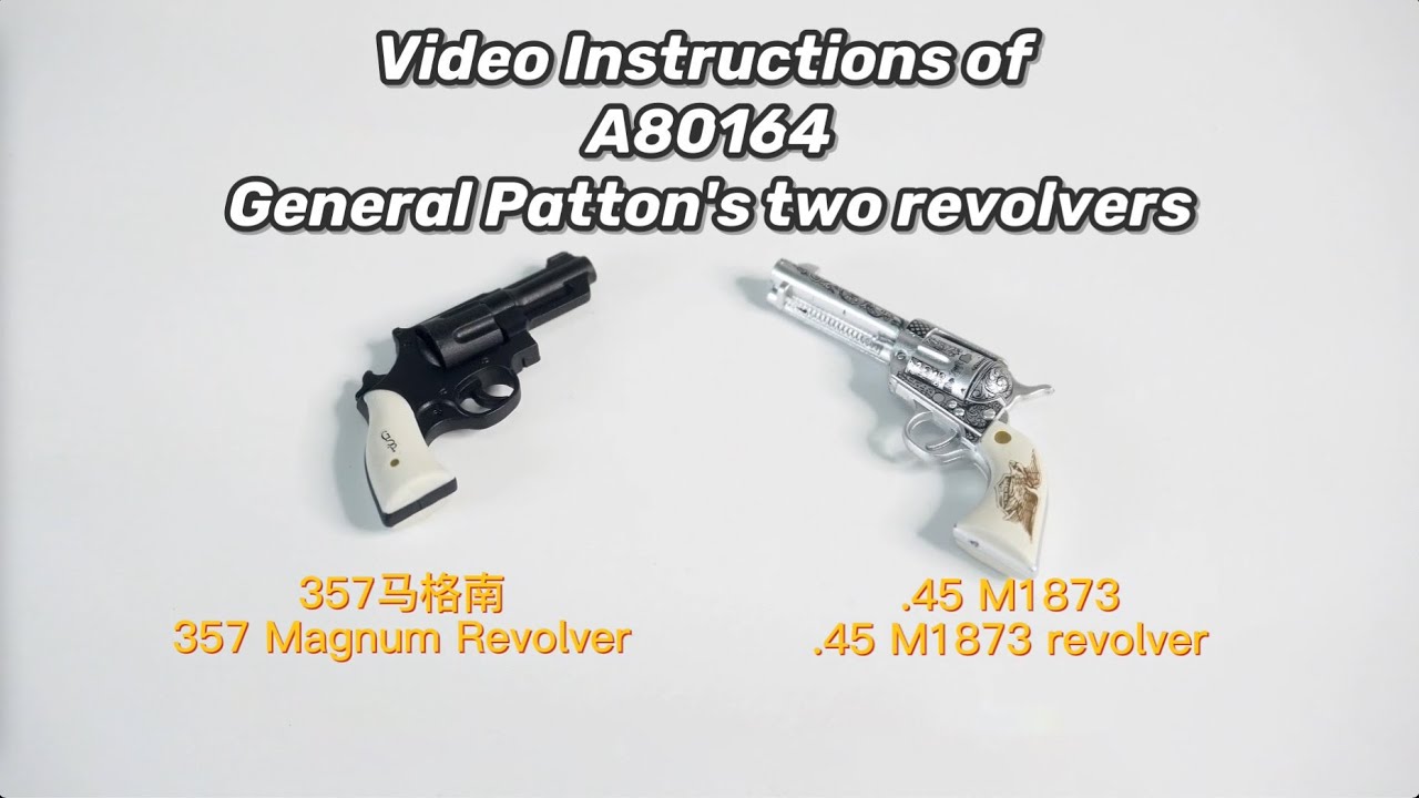 Video instructions of A80164 General Patton's two revolvers - YouTube