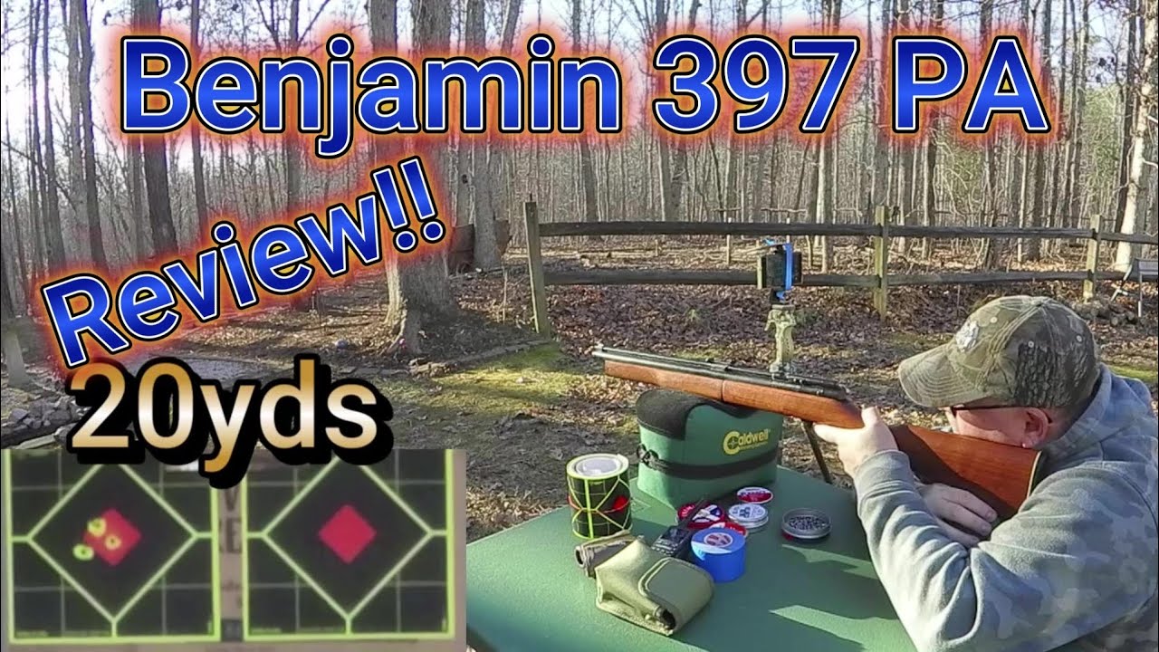 Benjamin 397 PA .177cal Review! #outdoors #airrifles #survival - YouTube