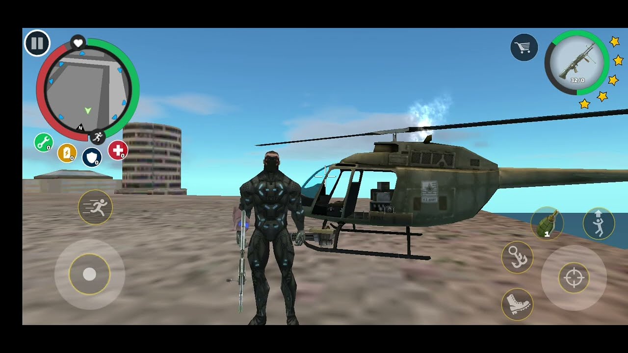 The rope Hero vice town: new Robo hero fighting for police 🚔 and rope ...