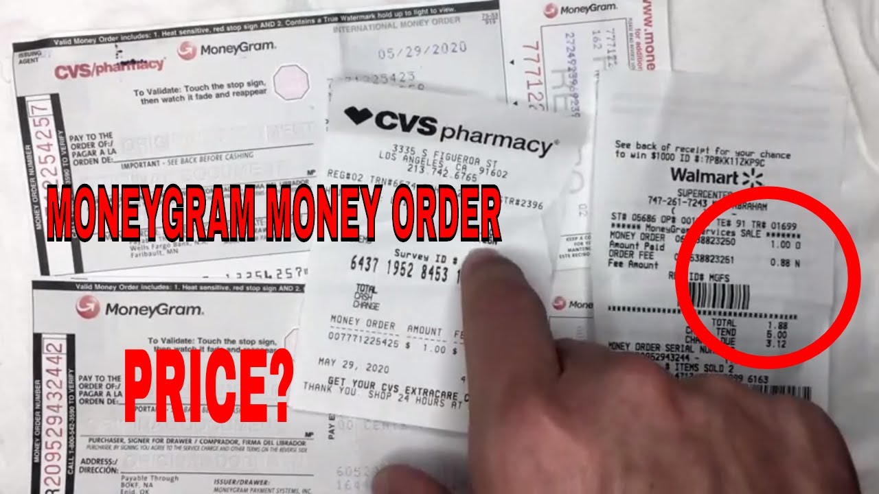 How Much Does A Moneygram Money Order Cost YouTube how-much-does-a-moneygram-money-order-cost-youtube