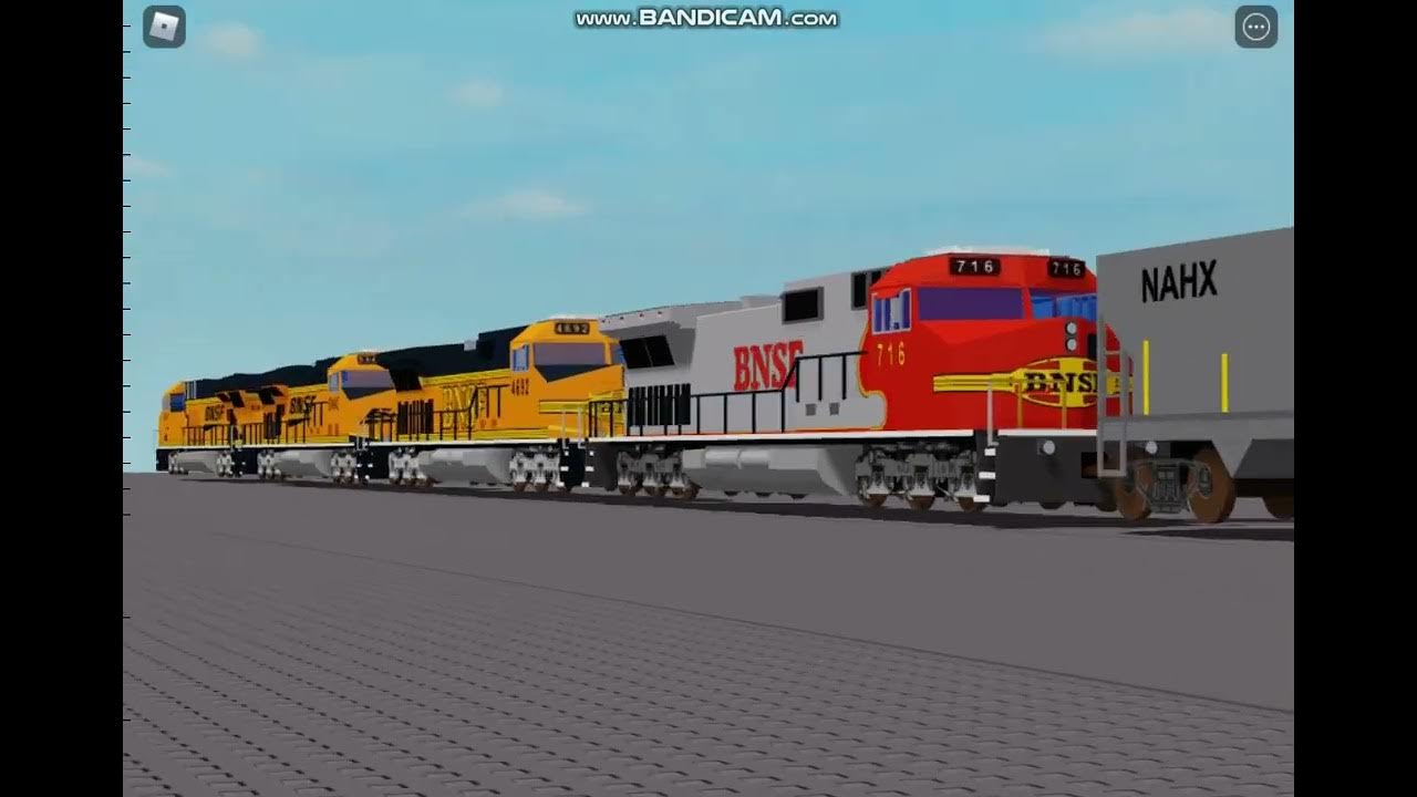 BNSF 5942 leads Coal Train at RS w/ Warbonnet - YouTube