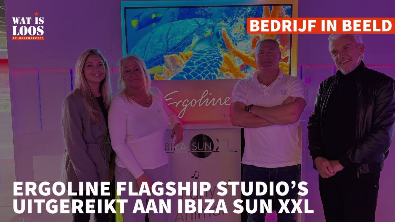 ERGOLINE FLAGSHIP STUDIO'S UITGEREIKT AAN IBIZA SUN XXL - YouTube