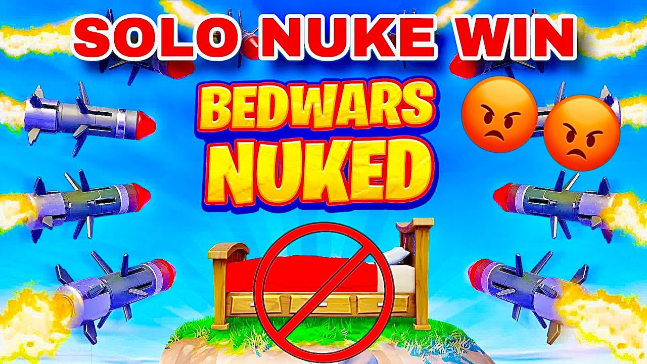 How To Nuke Solo And Win In Fortnite BedWars! (3v3v3v3) - YouTube