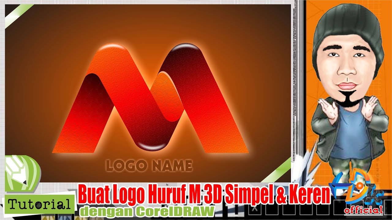 Buat Logo di CorelDraw | BUAT LOGO HURUF M SIMPEL & KEREN DI CORELDRAW ...