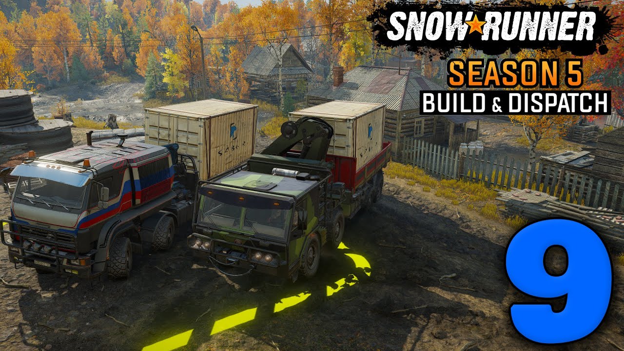 SnowRunner Season 5 Build and Dispatch Mission Antonovka's Champion Let There Be Water EP 9 ...
