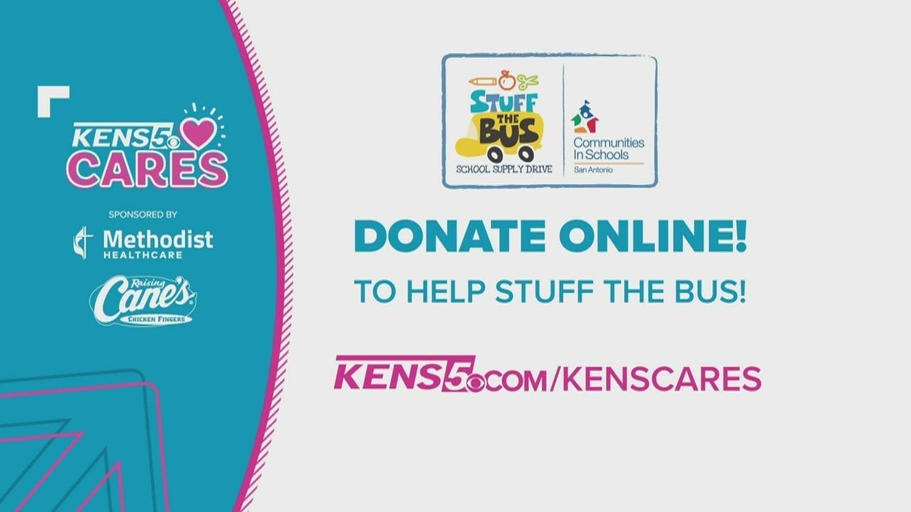Stuff the Bus | Help get kids ready for the school year - YouTube