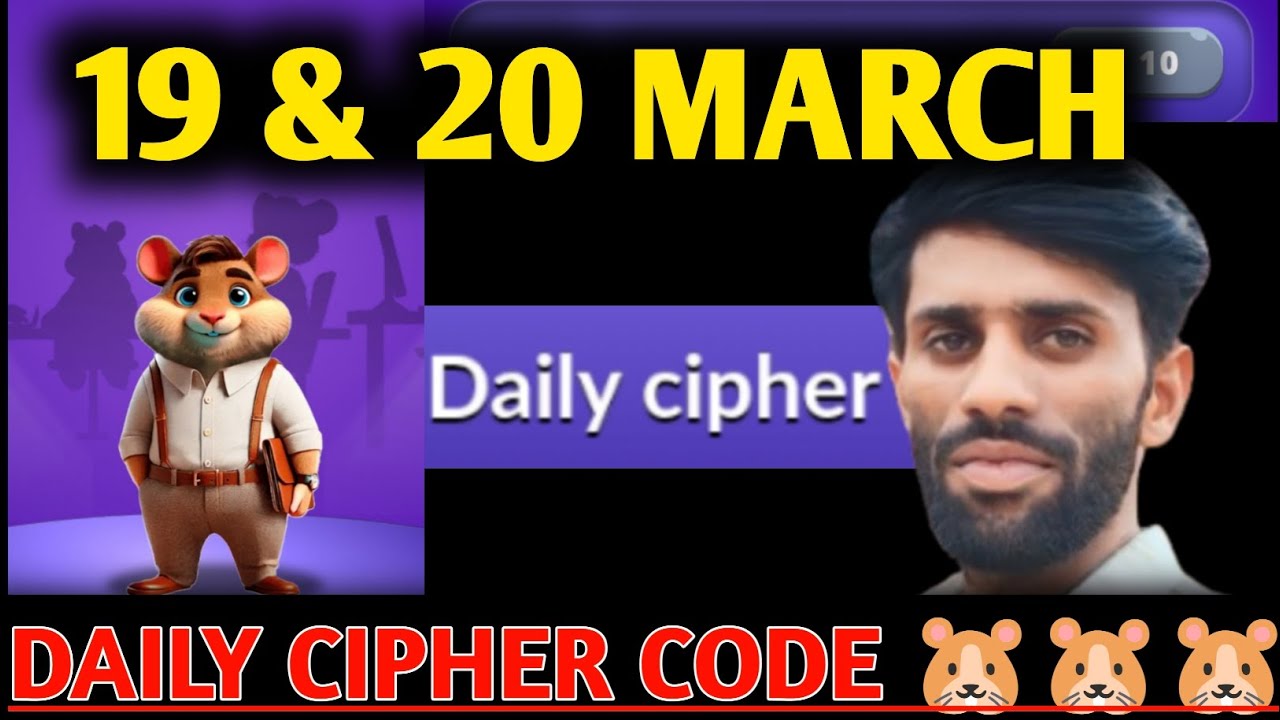 19 March Hamster Kombat Gamedev Heroes Daily Cipher code 19 March ...
