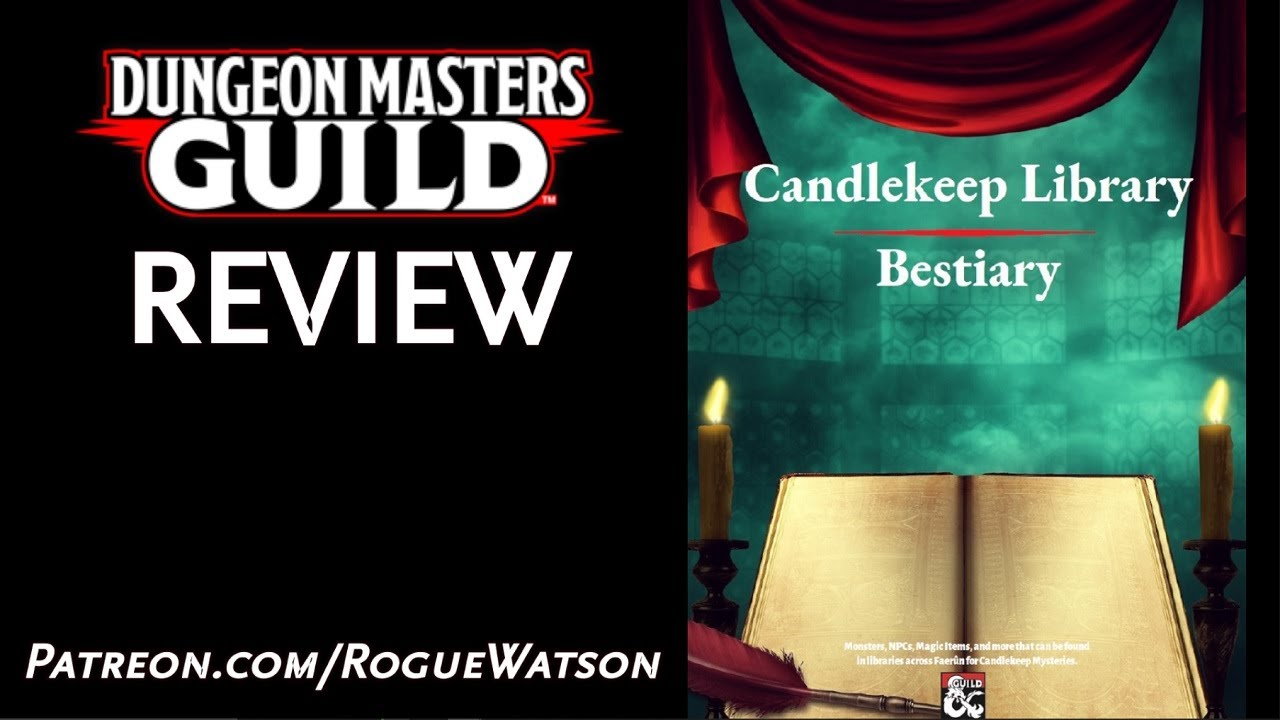 DMs Guild Review - Candlekeep Library Bestiary - YouTube
