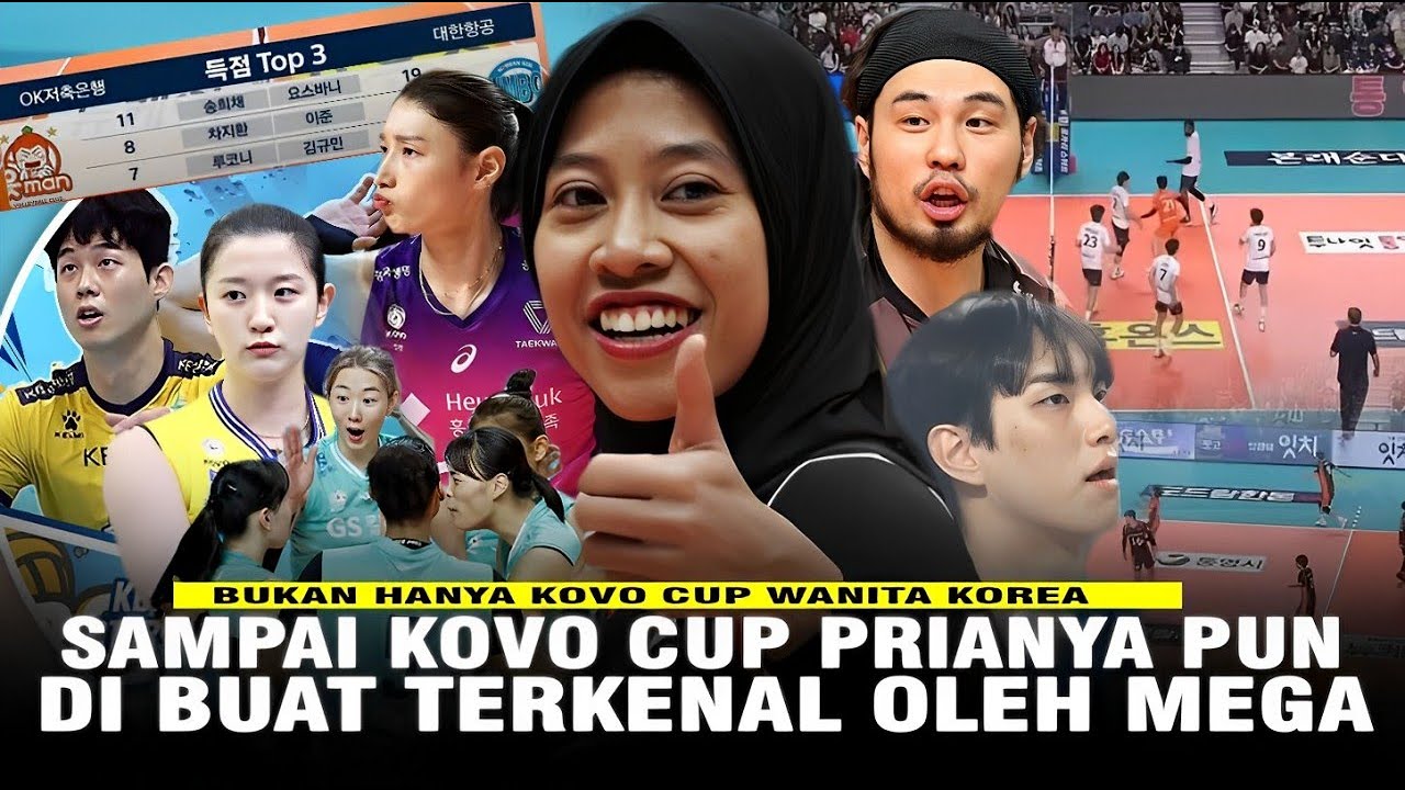 Tak Hanya Angkat Kovo cup Wanita, Tapi Mega!! Buat Kovo cup Prianya pun jadi Lebih Terkenal di ...
