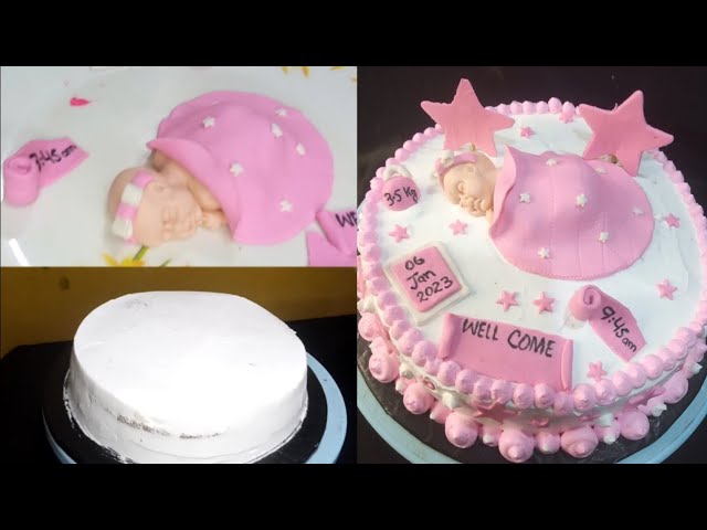 Baby Coming Out Cake