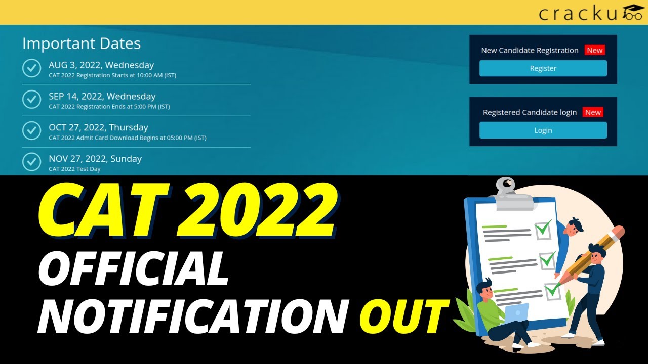 CAT 2022 Notification Out | Important Changes & Key Dates | CAT 2022 ...