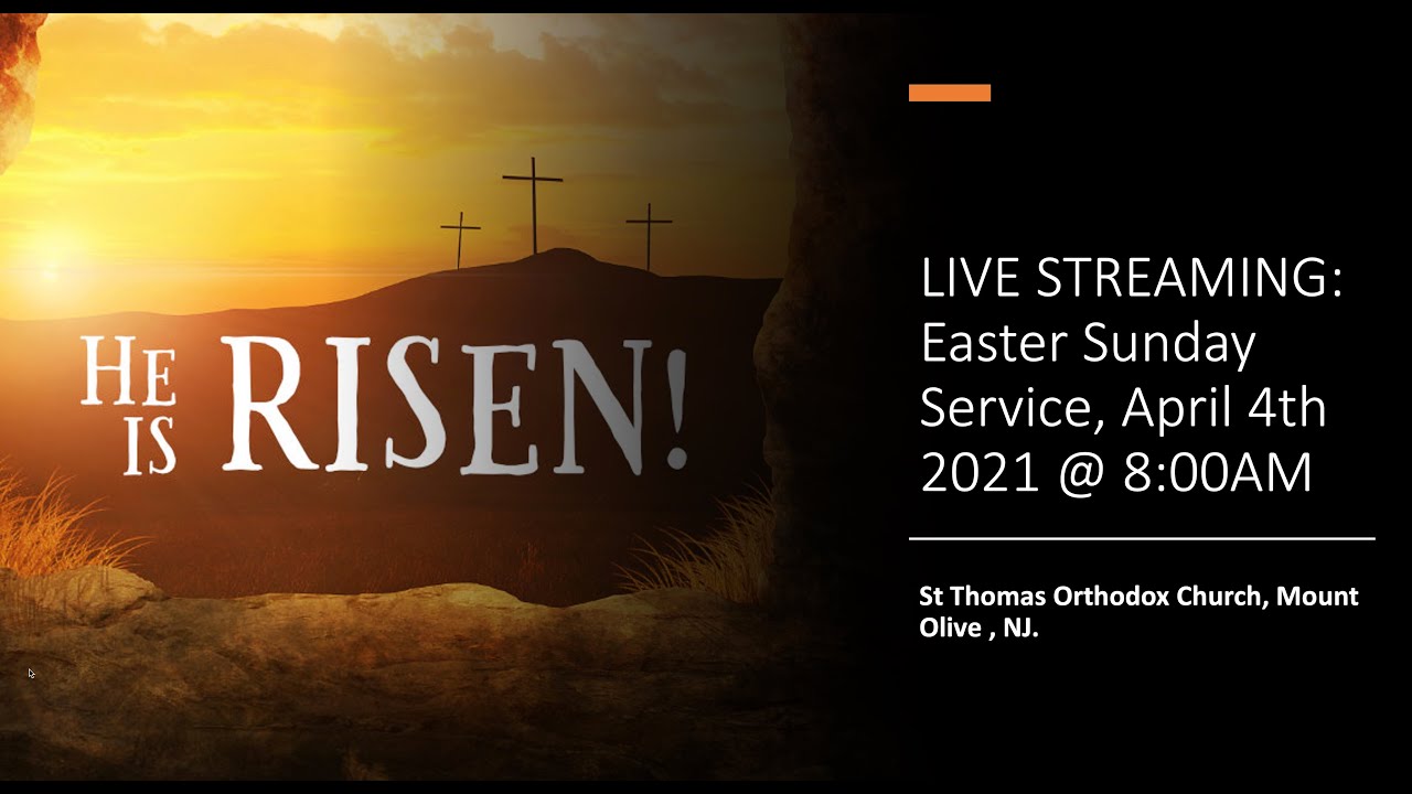 LIVE STREAMING: Easter Sunday Service, April 4th 2021 @ 8:00AM - YouTube