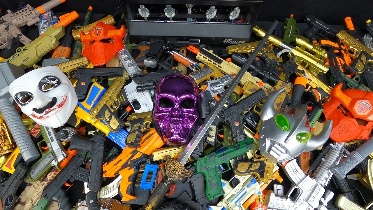 Hero Masks, Toy Realistic Guns & Rifles, AWM Sniper Rifle, Toy Shotgun ...