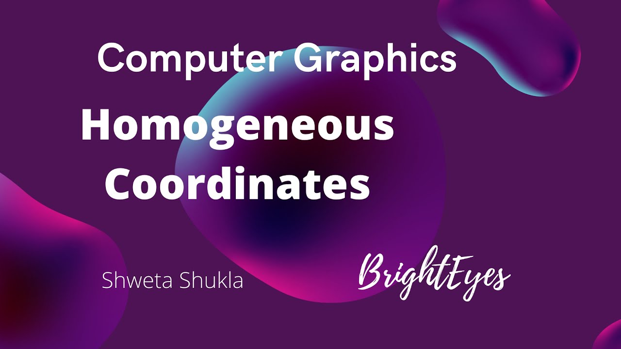 Computer Graphics Homogeneous Coordinates In 2D Transformation YouTube Computer Graphics Homogeneous Coordinates In 2D Transformation YouTube