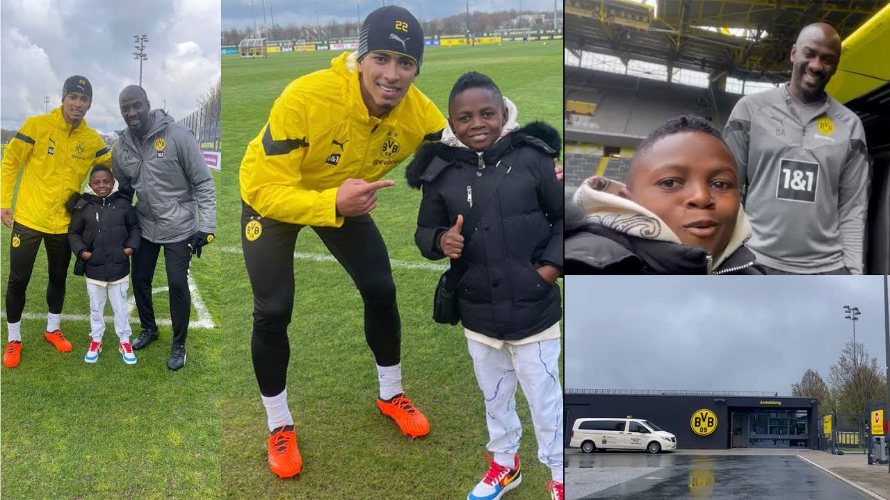 WOW🥰JUDE BELLINGHAM AND COACH OTTO ADDO TAKES YAW DABO ON A TOUR AT ...