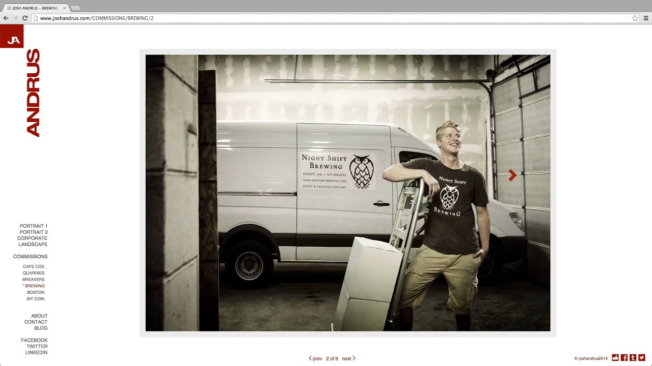 Josh Andrus: Web Portfolio Edit - YouTube