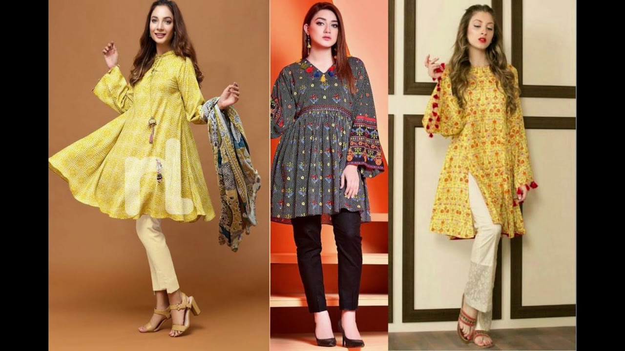latest new block plattes frock designs for girls 2020 - new block ...
