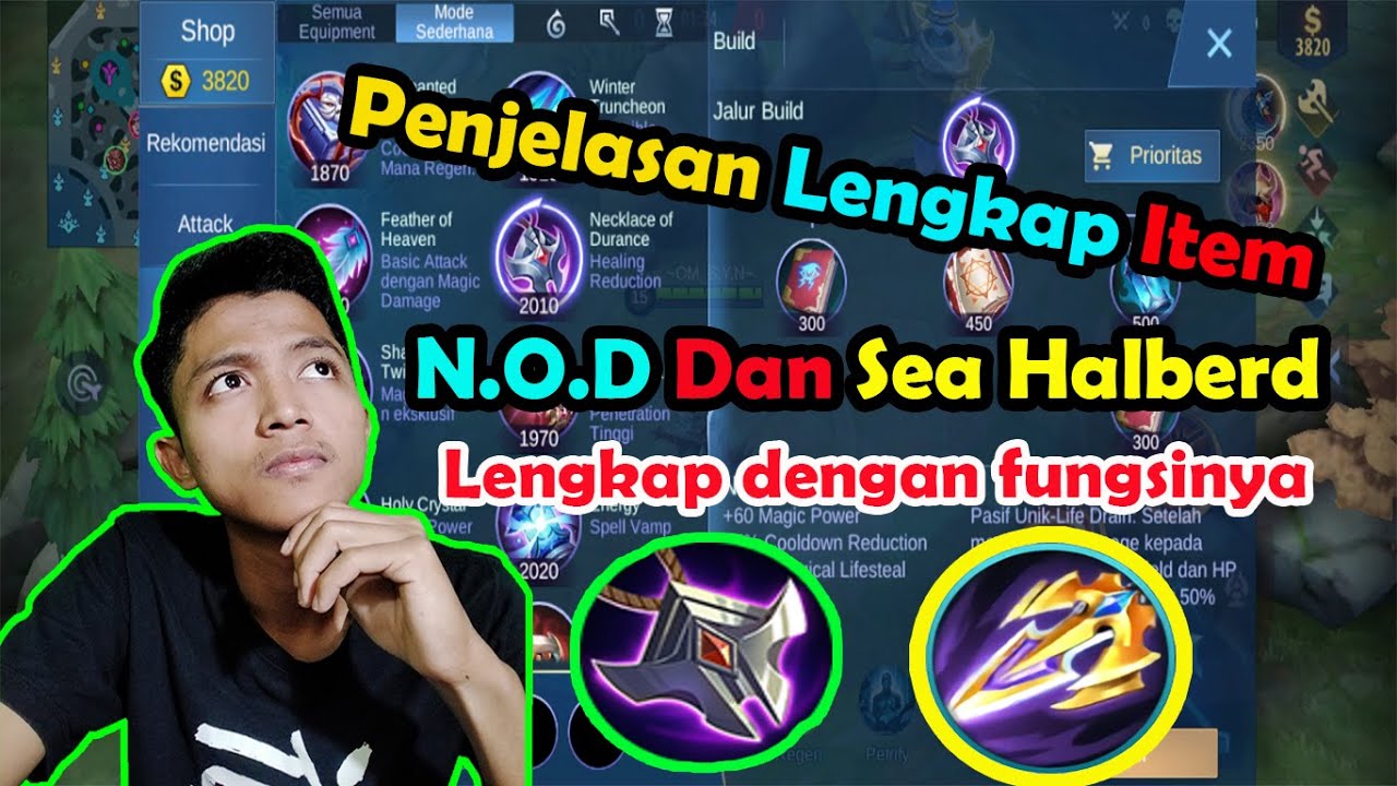 Penjelasan Lengkap Item Nod Dan Sea Halberd - YouTube